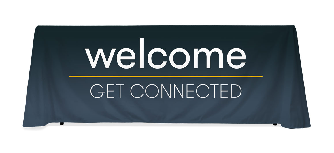 Church Tablecloths | Custom Table Throws | Welcome Center Resources ...