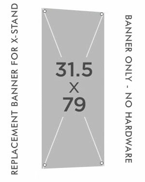 X Stand Banner Replacement | Cheap Banner Stand | Church Banners