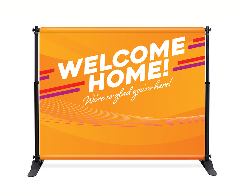 Welcome Home - Backdrop - Style 24 - ChurchBanners.com