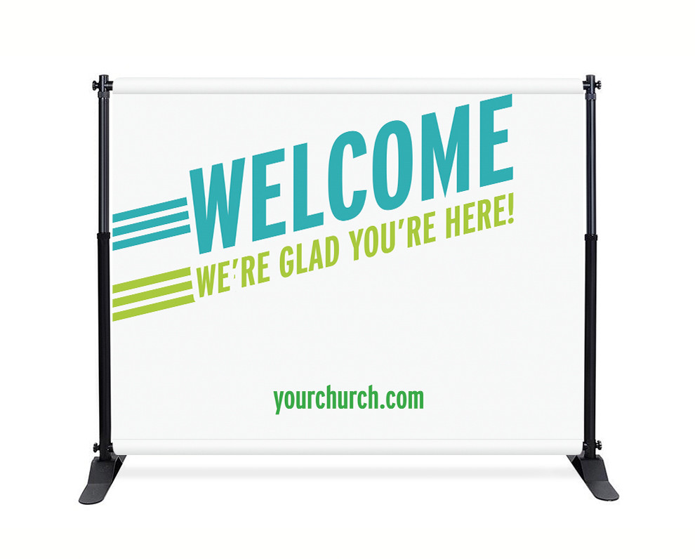 Welcome Home - Backdrop - Style 25 - ChurchBanners.com