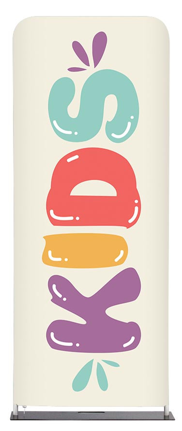 bubble lettering display