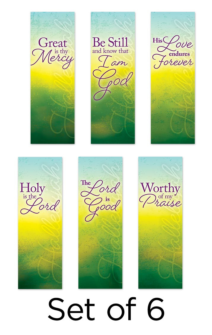 Spring Worship 9196 - All 6 Banner Set - ChurchBanners.com