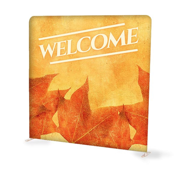 Welcome - Tension Backdrop Display - Fall Series 21 - ChurchBanners.com