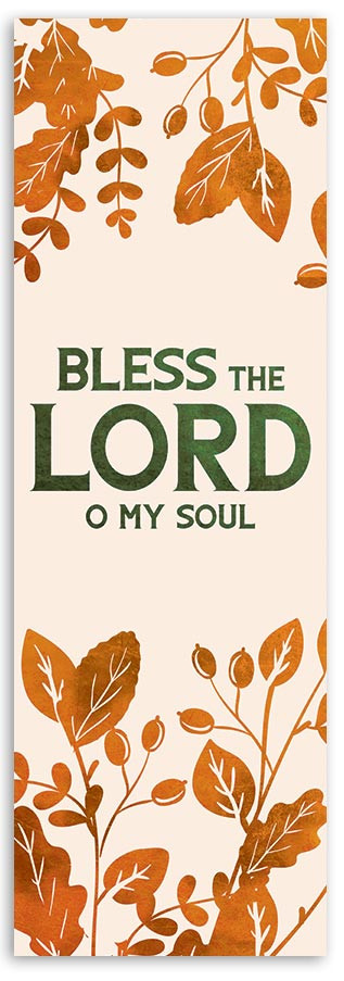 HB113 Bless the Lord - Fall Banner - ChurchBanners.com