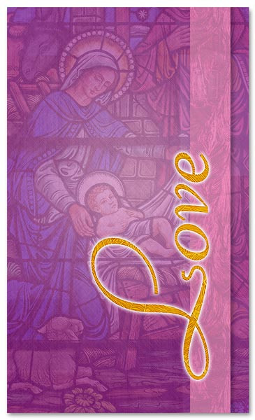 Love - Advent Banner - ADV018 xw - ChurchBanners.com