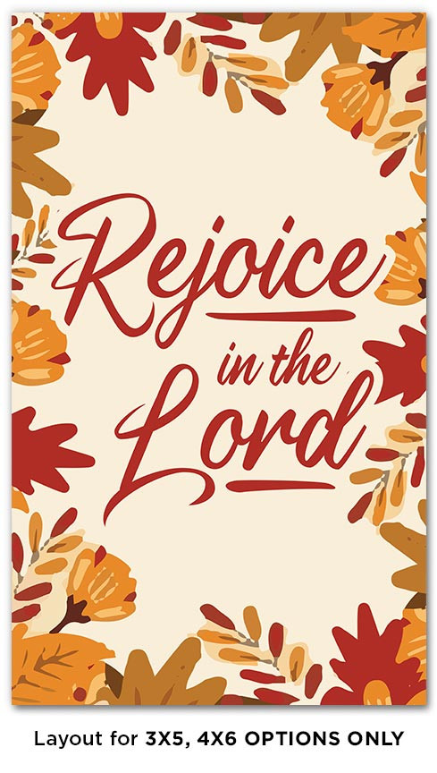 HB334 Rejoice in the Lord - Fall Banner - ChurchBanners.com