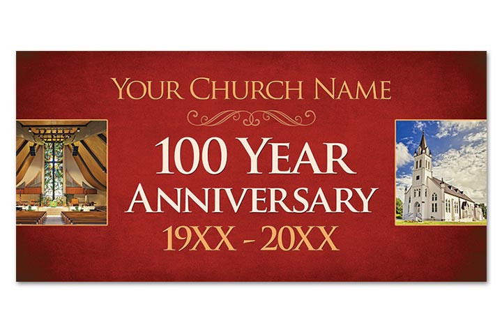 Anniversary - Outdoor Vinyl Banner - ANV010 - ChurchBanners.com