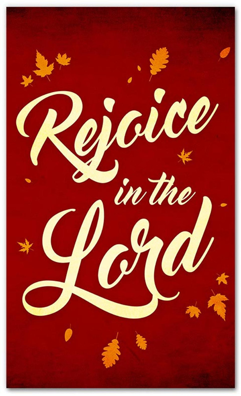 HB157 Rejoice in the Lord XW - Fall Banner - ChurchBanners.com