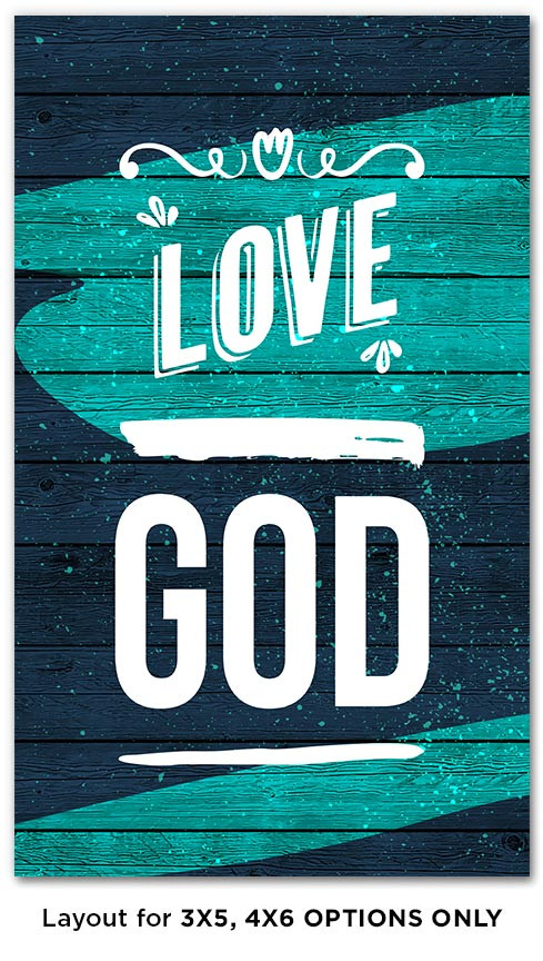 LG42a Love God - ChurchBanners.com