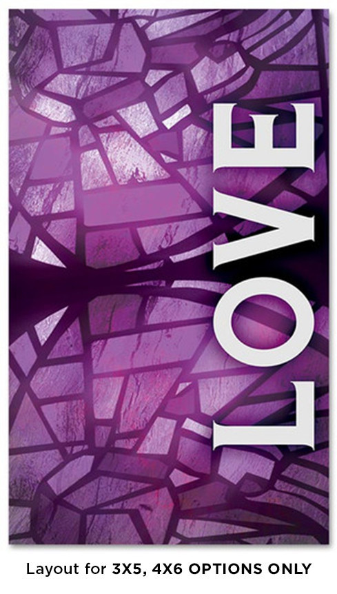 Love - Advent Banner - ADV045 - ChurchBanners.com