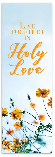 Holy Love - Wedding Banner - WED023 - ChurchBanners.com