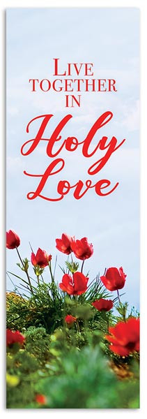 Holy Love - Wedding Banner - WED021 - ChurchBanners.com