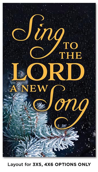 WNTR031 Sing to the Lord - ChurchBanners.com