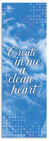 WNTR122 Clean Heart - ChurchBanners.com
