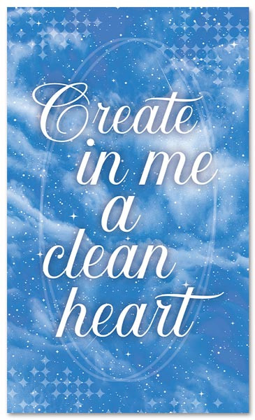 WNTR122 Clean Heart xw - ChurchBanners.com