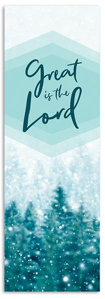 WNTR173 Great is the Lord - ChurchBanners.com