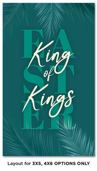 E537 Easter - King of Kings - Easter Banner - ChurchBanners.com