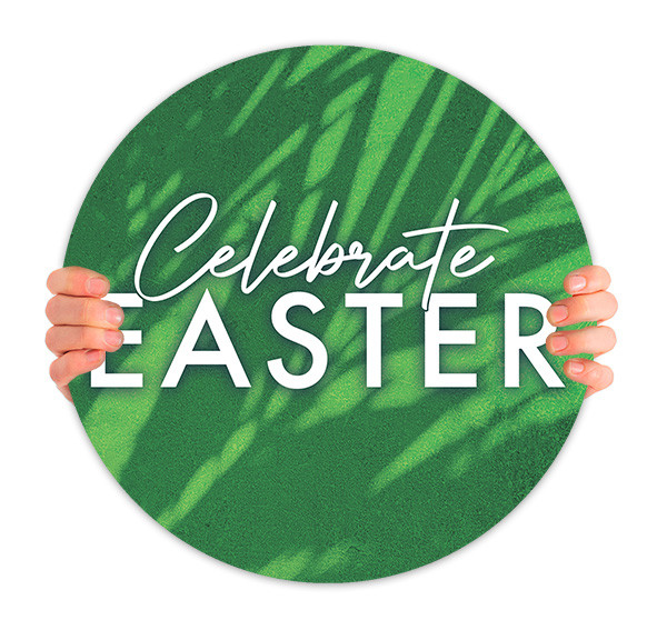 Celebrate Easter - Circle Handheld Sign - HHE139 - Easter ...