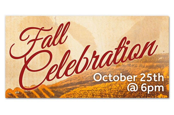 Fall Celebration - Outdoor Fall Banner - Series 7 - ChurchBanners.com