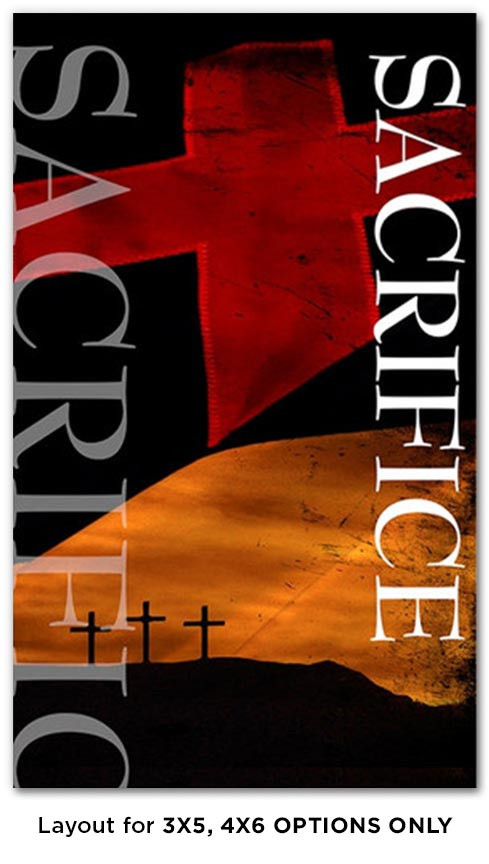 PB021 Sacrifice - ChurchBanners.com