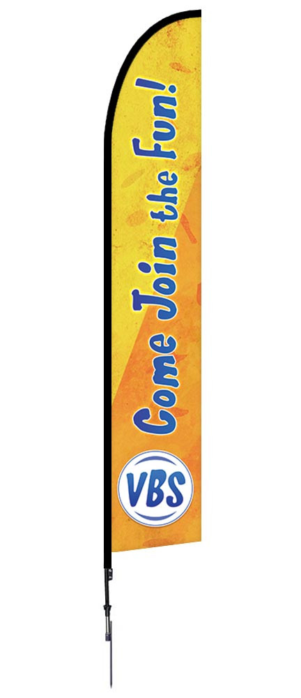 Join the Fun - Feather Banner - VBS Style 1 - ChurchBanners.com