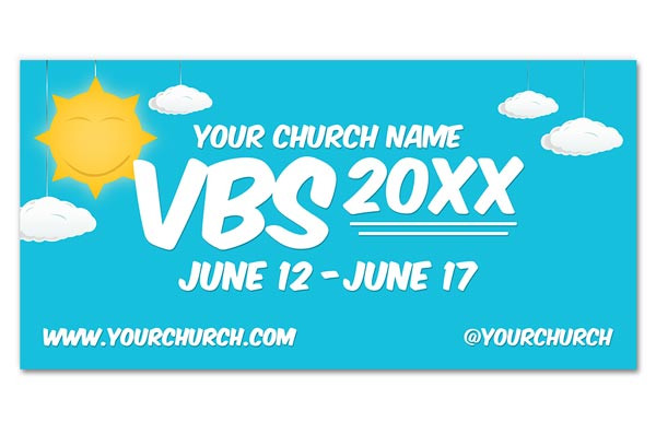 VBS Sun Sky - Outdoor Banner - ChurchBanners.com