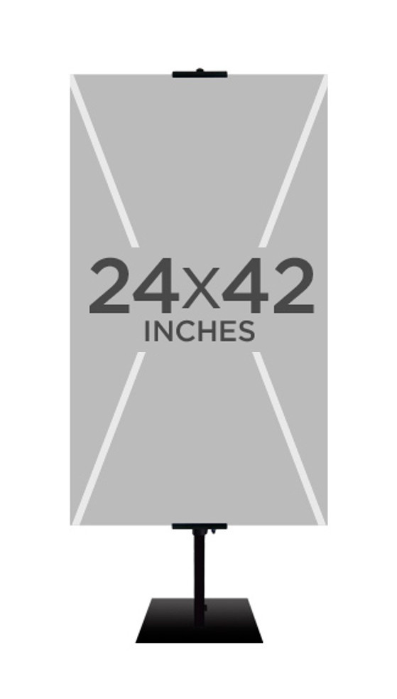 Custom 24"x42" Table Top Banner - ChurchBanners.com