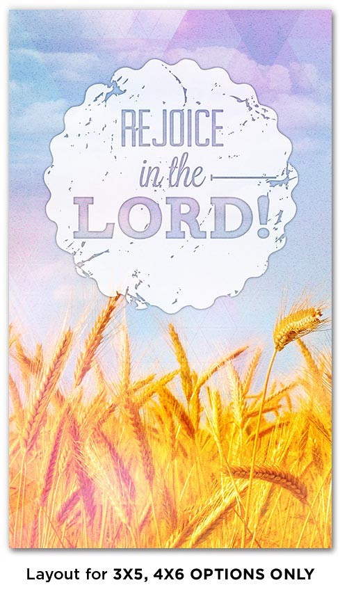 HB082 - Rejoice in the Lord - Harvest Banner - ChurchBanners.com