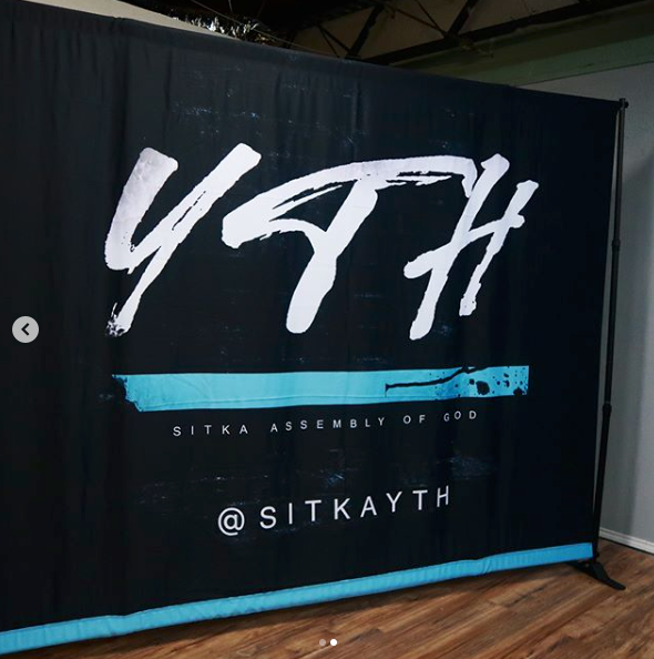 Custom Fabric Backdrop Display -Backdrop 1 - Style 13