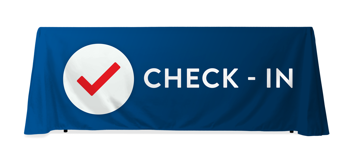 Check In Blue - TT048 - ChurchBanners.com