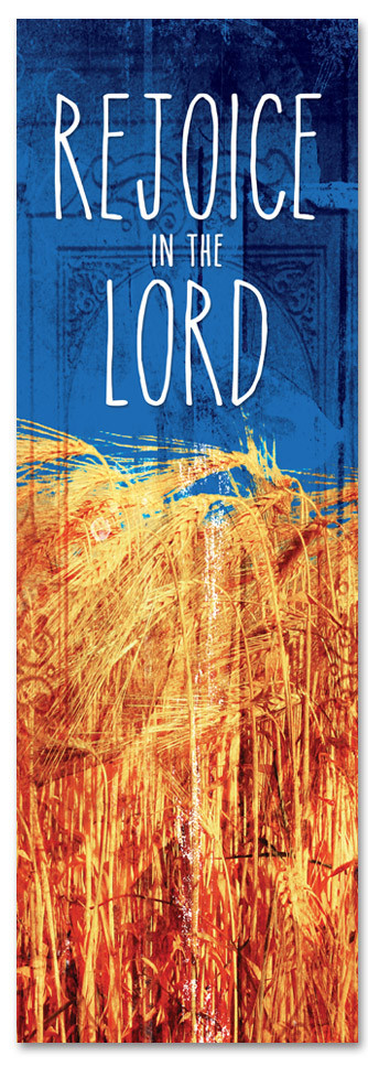 HB094 - Rejoice in the Lord - Harvest Banner - ChurchBanners.com