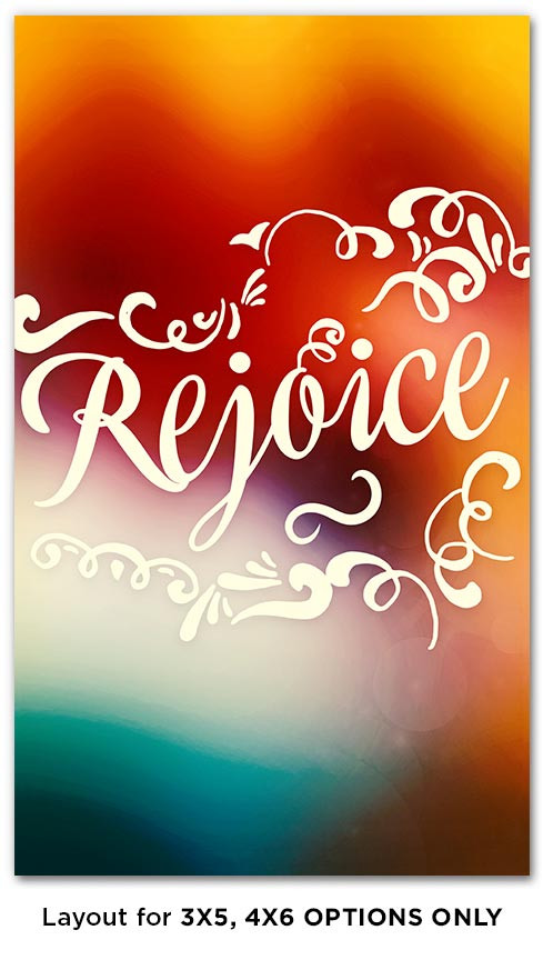 HB124 Rejoice - Fall Banner - ChurchBanners.com
