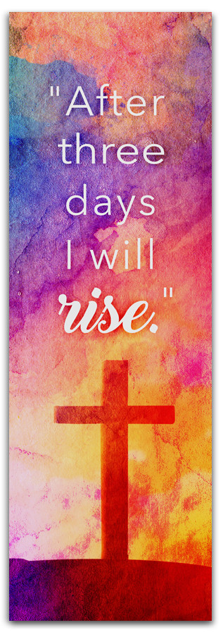 E286 - Matthew 27:63 - Easter Banner - ChurchBanners.com