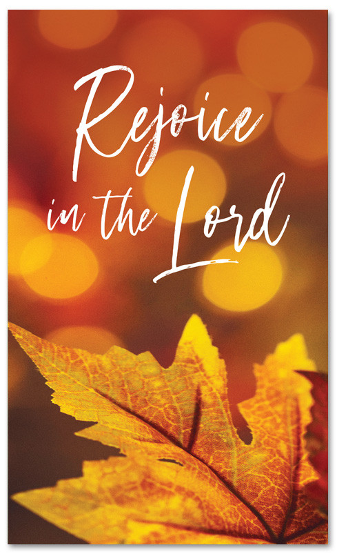 Rejoice in the Lord HB183 xw - Fall Banner - ChurchBanners.com