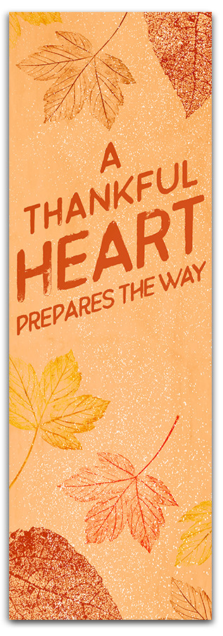 HB322 Thankful Heart - Fall Banner - ChurchBanners.com