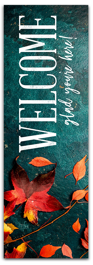 HB188 Welcome - Fall Banner - ChurchBanners.com