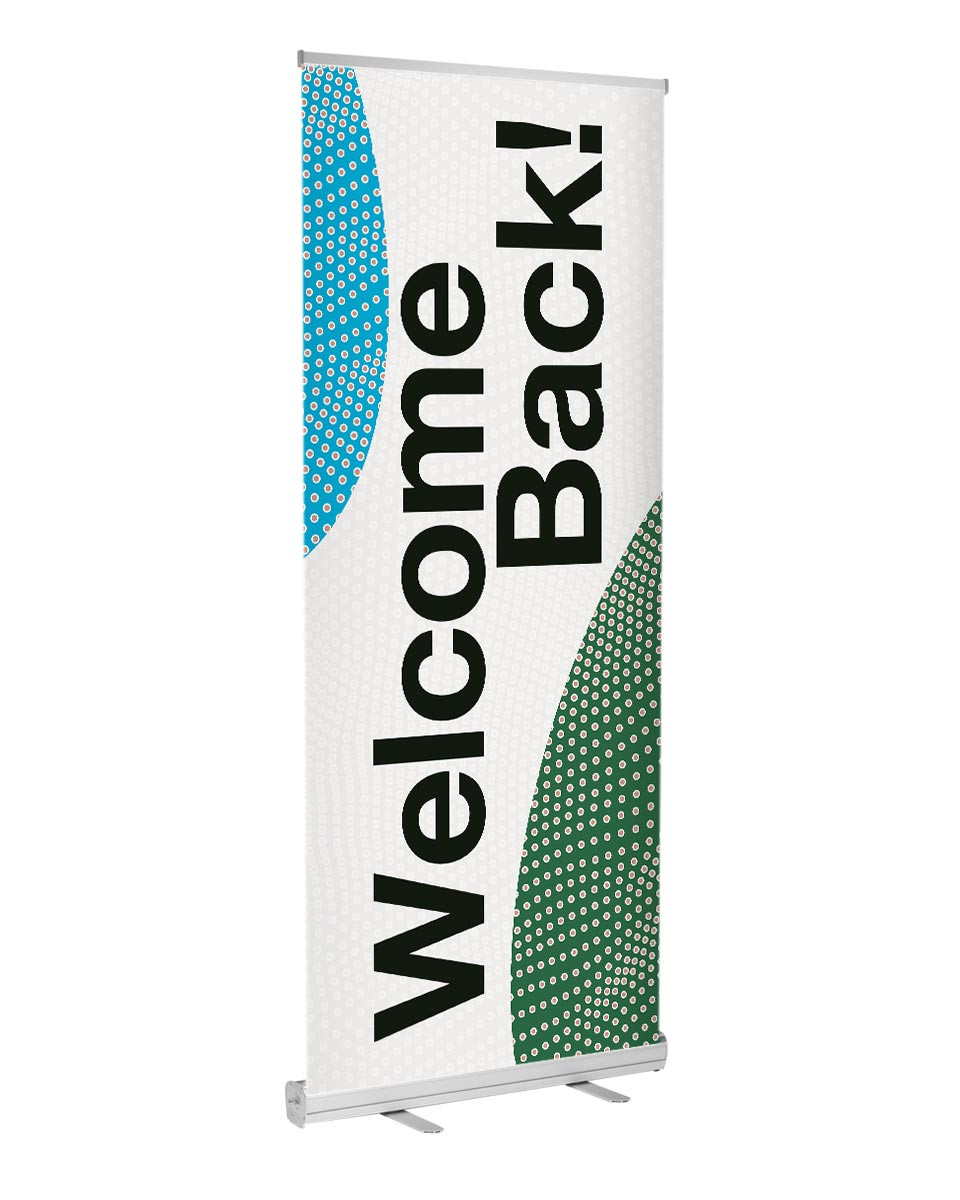 Welcome Back - D2 Retractable - RS07 - ChurchBanners.com