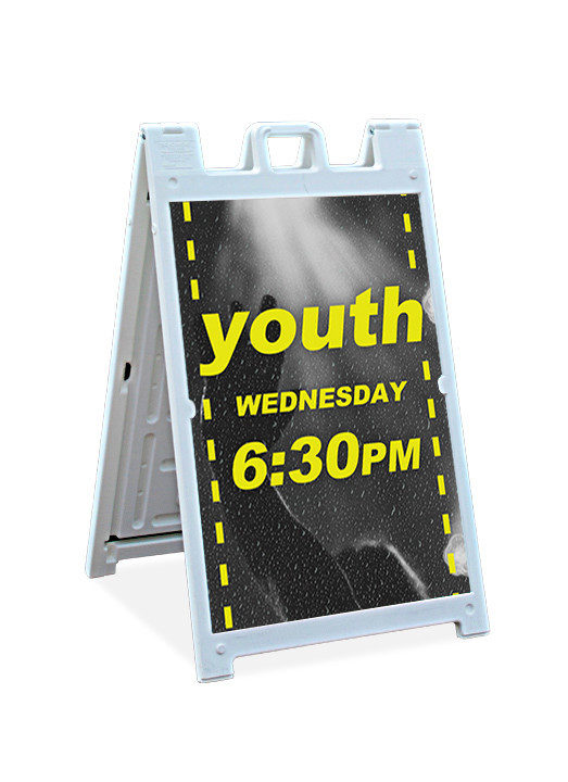 Youth - Sandwich Sign - RS02 - ChurchBanners.com