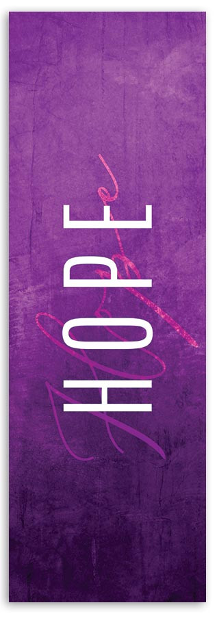 Hope - Advent Banner - ADV033 - ChurchBanners.com