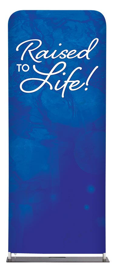 Raised to Life - Tension Fabric Display - Baptism Style 10 ...