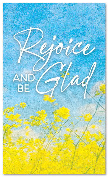 SW115 Rejoice and Be Glad xw - ChurchBanners.com