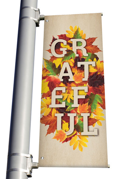 Grateful - Light Pole Banner - HB337 - ChurchBanners.com