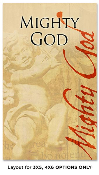 RT-NOC003 Mighty God - ChurchBanners.com