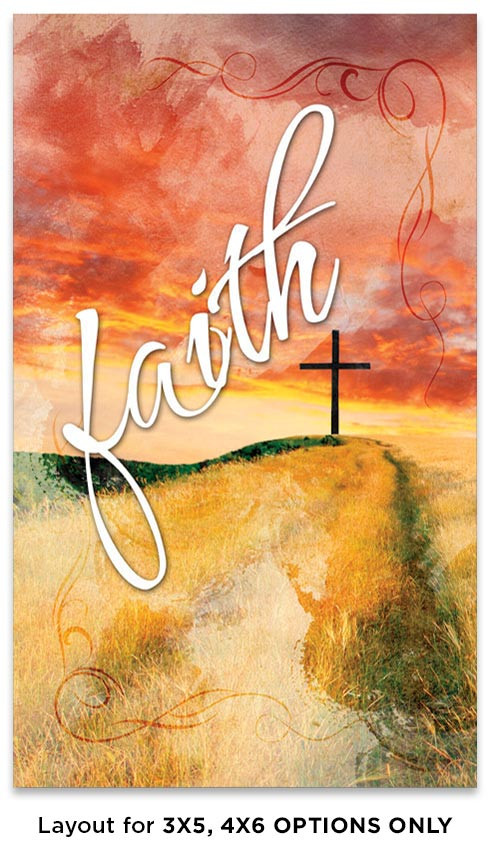 E003 Faith Cross - ChurchBanners.com