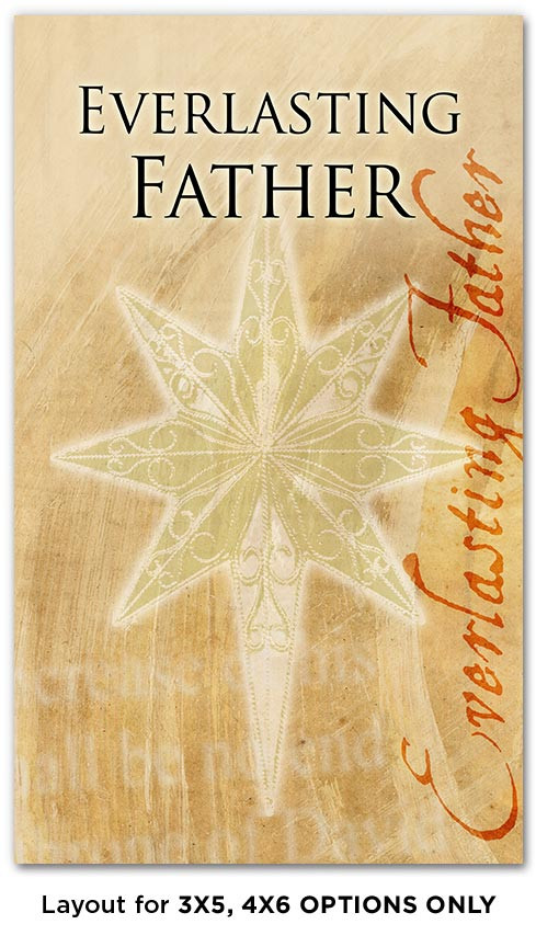 NOC001 Everlasting Father - ChurchBanners.com