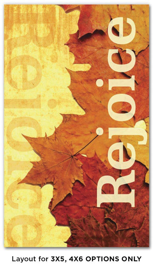 HB011 - Rejoice - Fall Banner - ChurchBanners.com