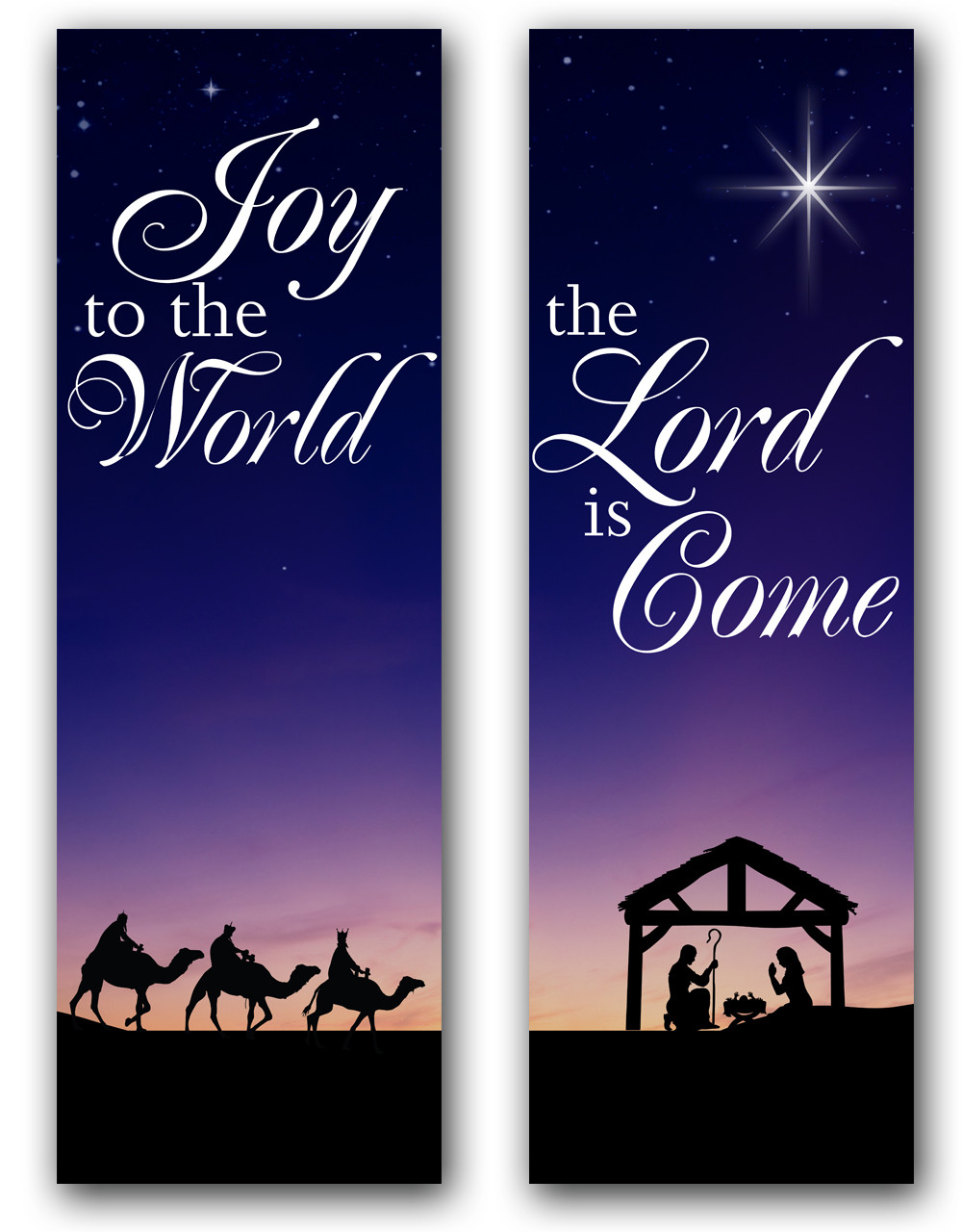 Nativity Scene Banner