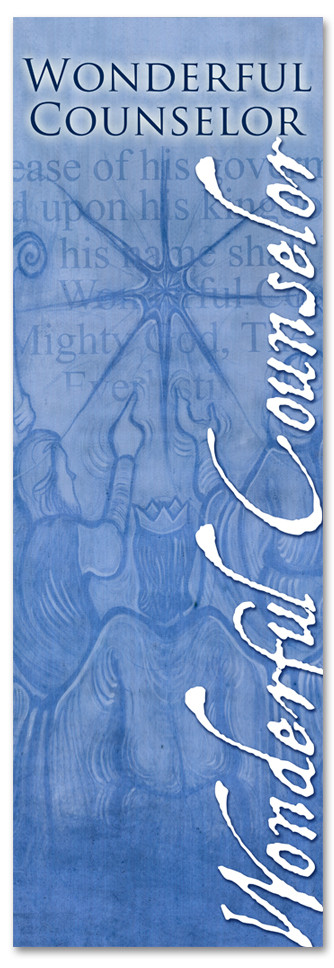 B-NOC004 Wonderful Counselor - ChurchBanners.com