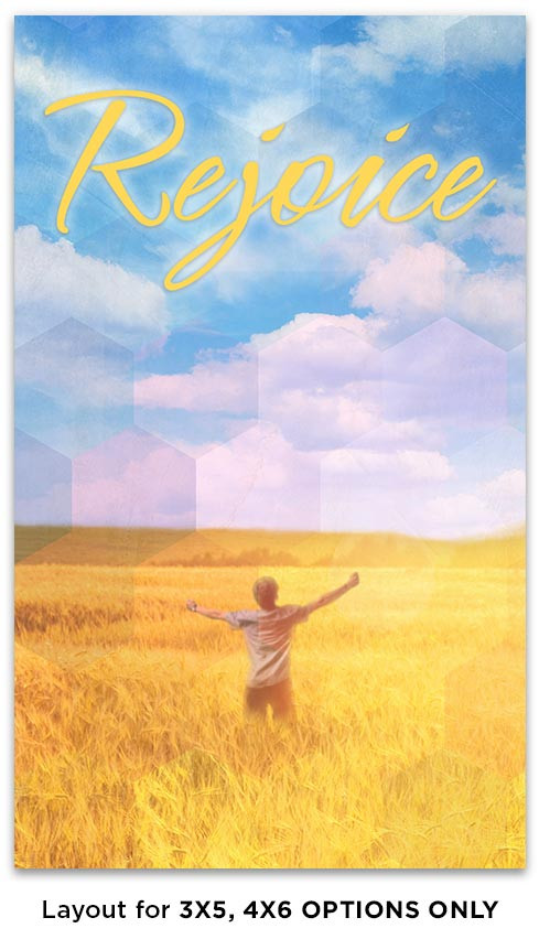 E096 Rejoice Field - ChurchBanners.com