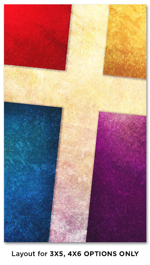 Multicolor Cross - PAT010-1 - ChurchBanners.com